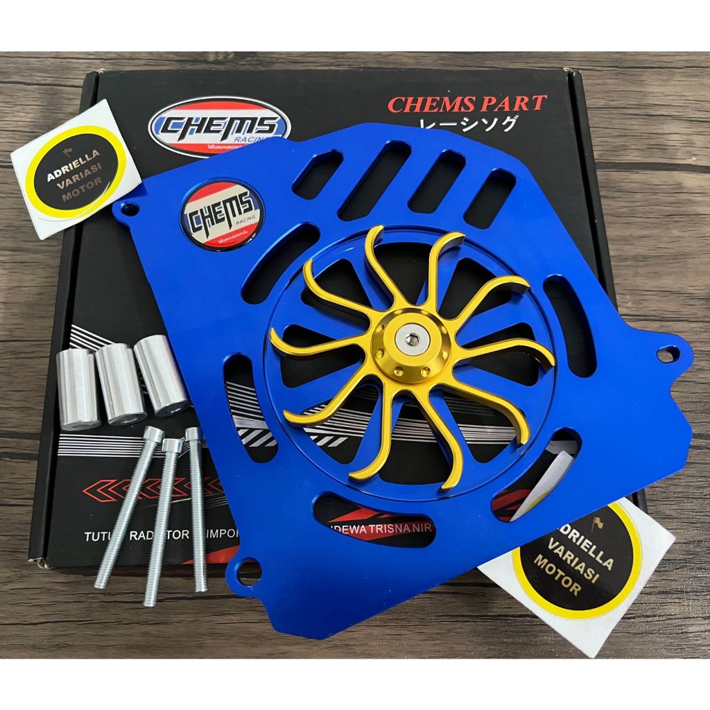 Jual cover tutup radiator cnc plus kipas yamaha nmax lama dan nmax new ...