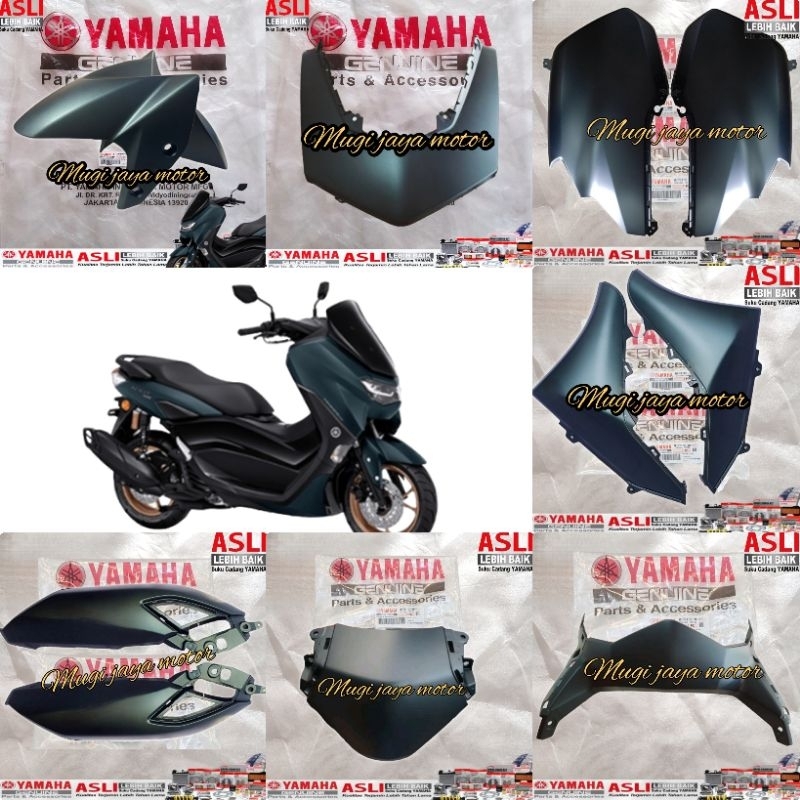 Jual FULL SET BODY HALUS ALL NEW NMAX 155 CONNECTED HIJAU DOFF ORIGINAL ...