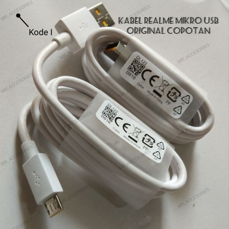 Jual Kabel Data Realme Original 100% Copotan / Bawaan Hp Realme 5i, 5s ...