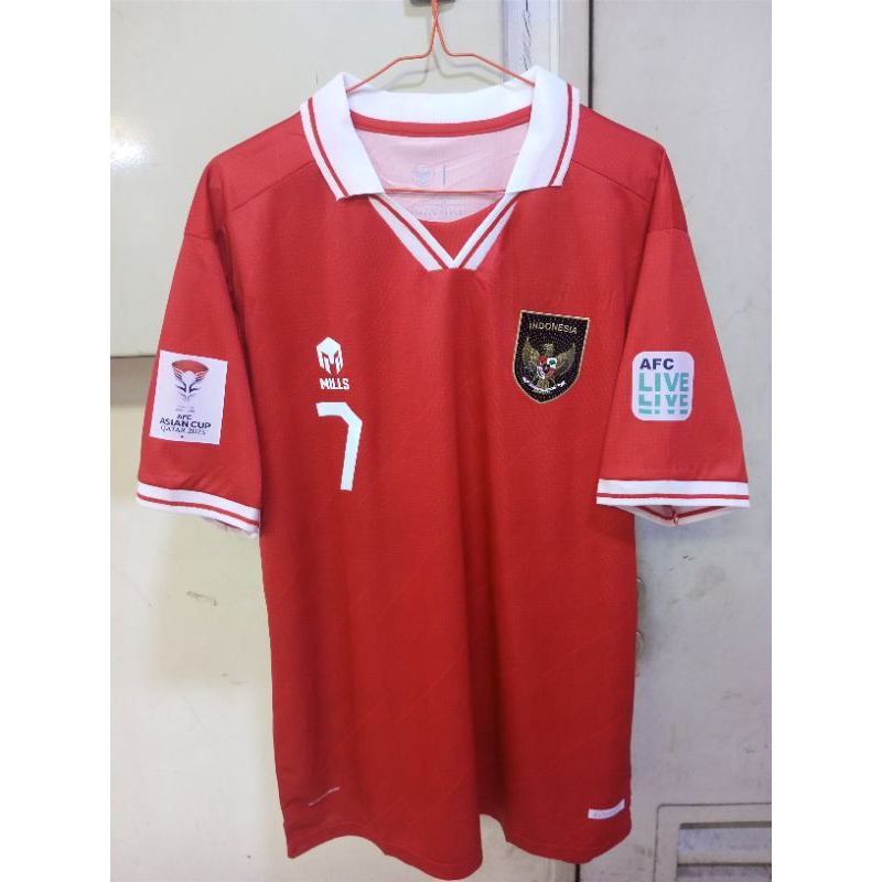 Jual Official timnas home full set edisi piala asia 2023 qatar smlxl ...