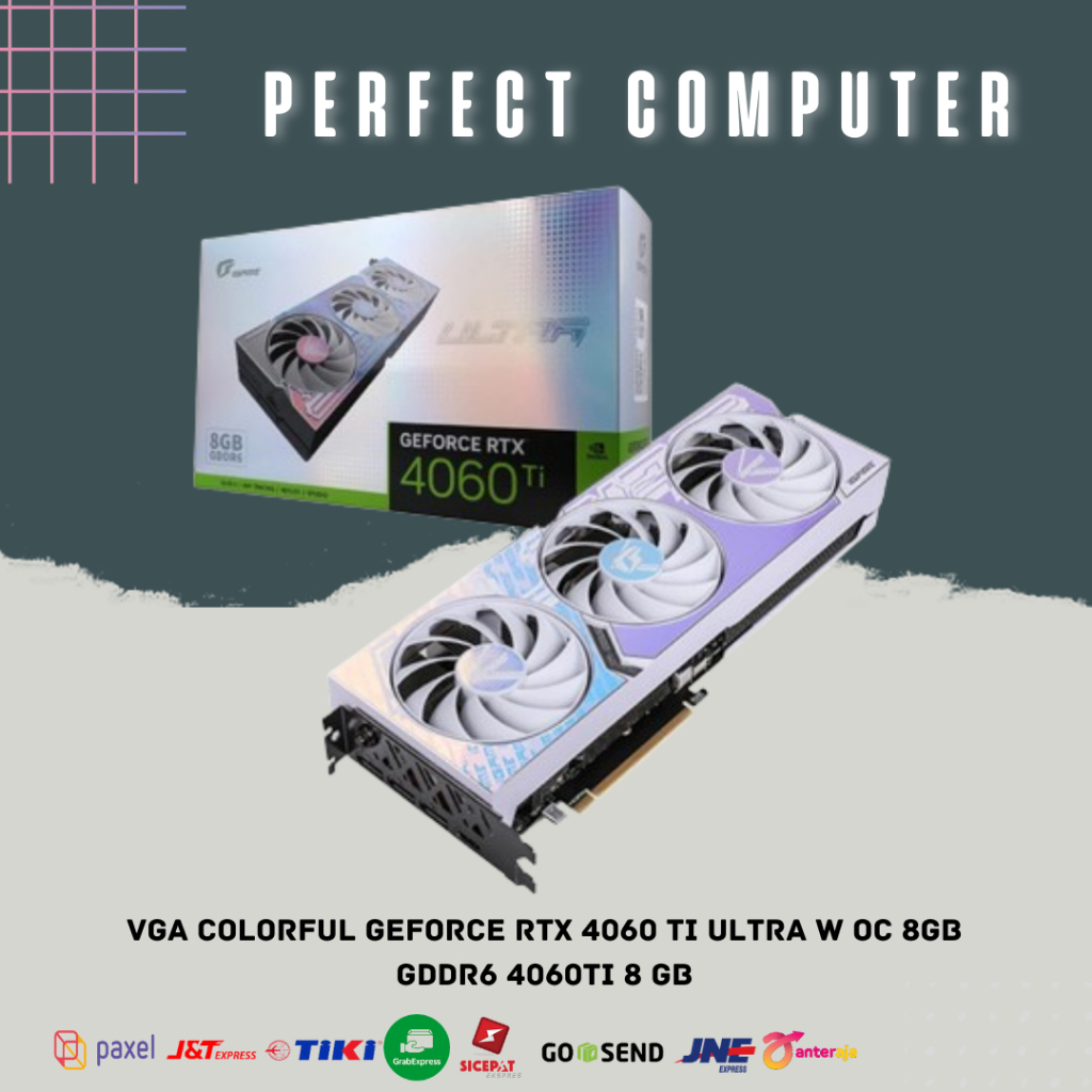 Jual VGA Colorful GeForce RTX 4060 Ti Ultra W OC 8GB GDDR6 RTX4060ti 8 GB | Shopee Indonesia
