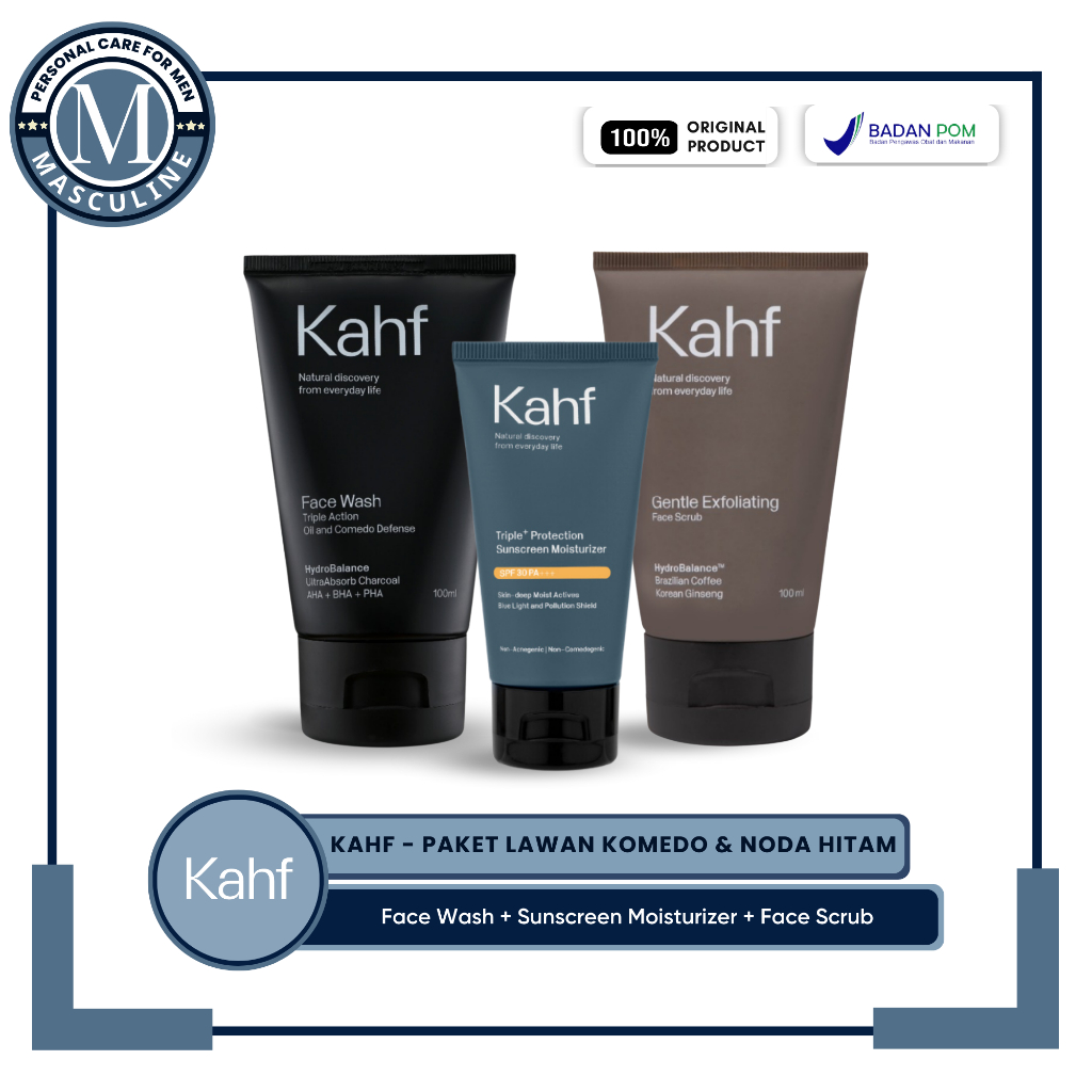 Jual Kahf - Paket Lawan Komedo & Noda Hitam | Shopee Indonesia