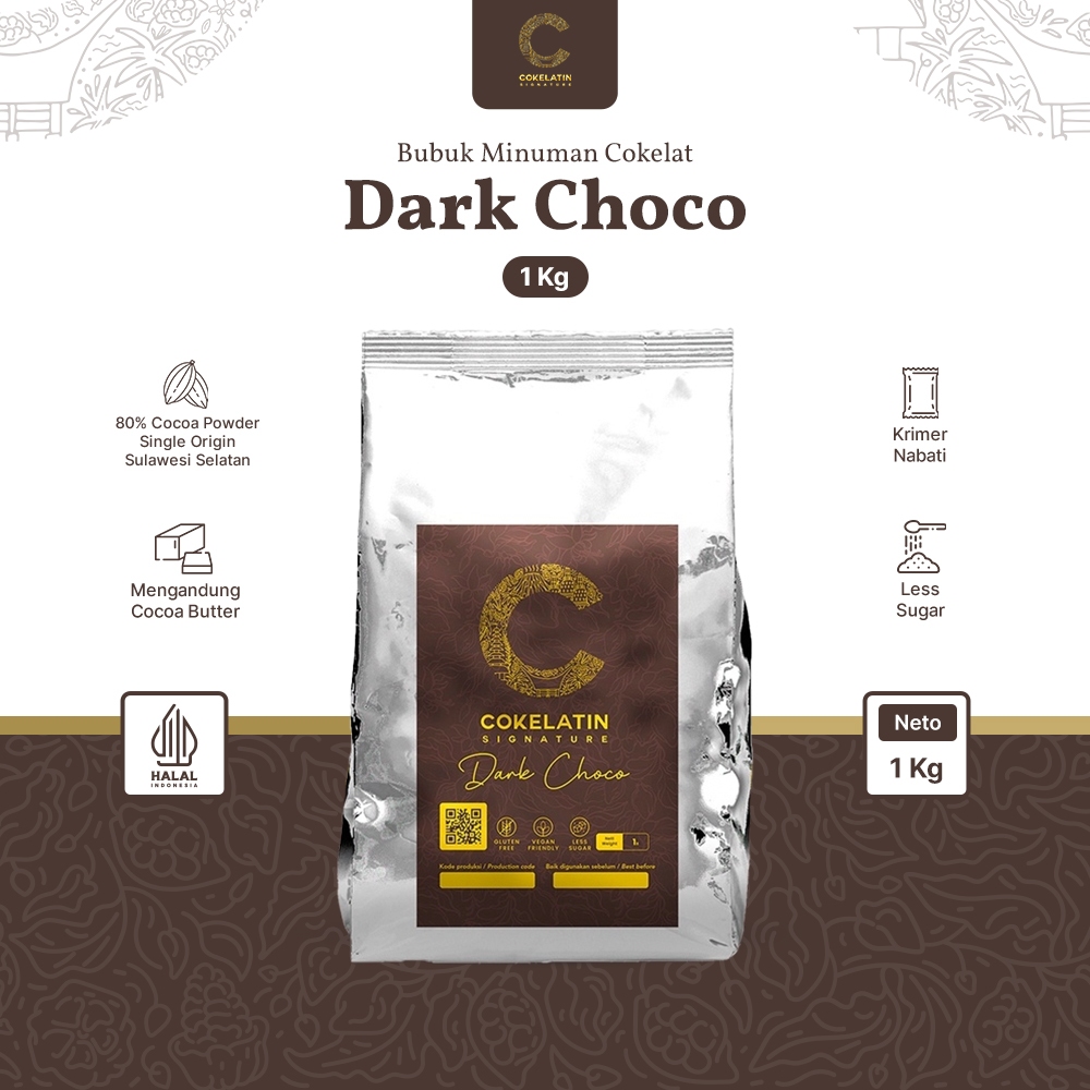 Jual Cokelatin Signature - Minuman Seduh Coklat Bubuk - Dark Chocolate ...