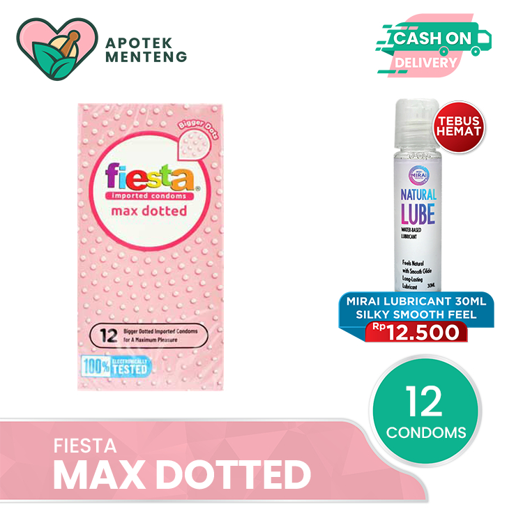 Jual Kondom Fiesta Max Dotted - isi 12 | Shopee Indonesia