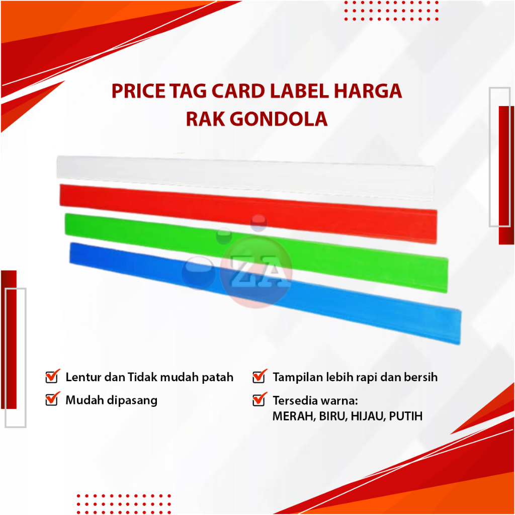 Jual Price Tag Label Harga Rak Gondola Toko Minimarket Supermarket ...