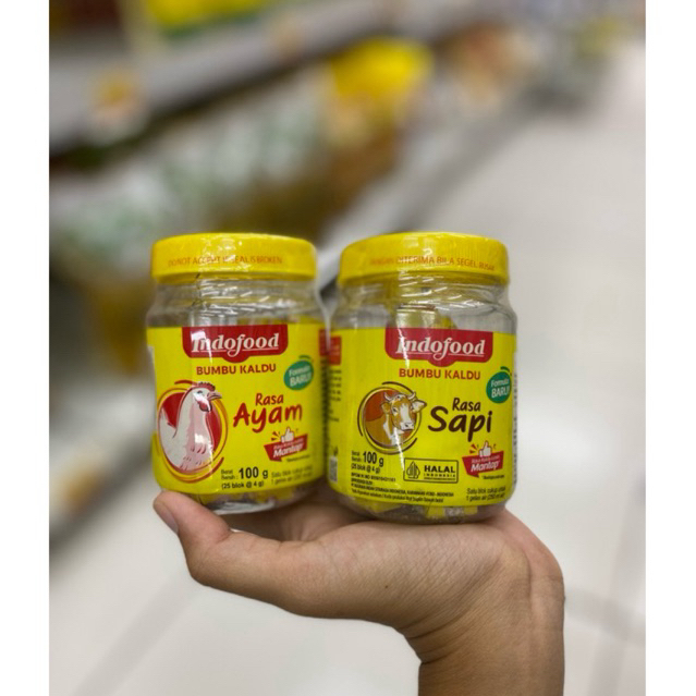 Jual Indofood Bumbu Kaldu Cube Ayam & Sapi 100g | Shopee Indonesia