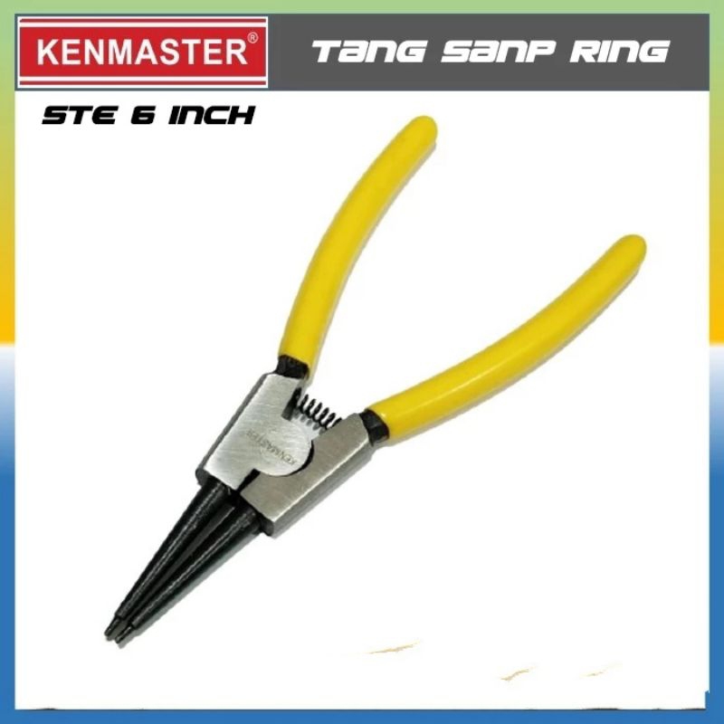 Jual KENMASTER Tang Snap Ring 6 inch Original Tang Circlip Lurus Tekan ...