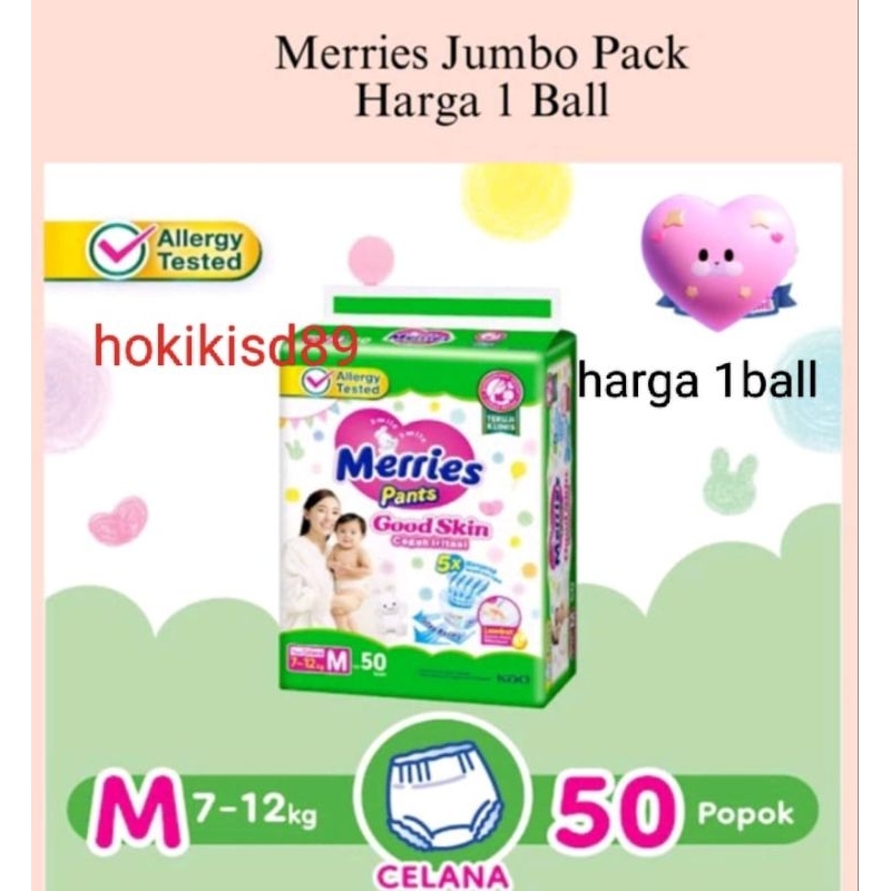 Jual merries pants good M50 (1BALL) | Shopee Indonesia