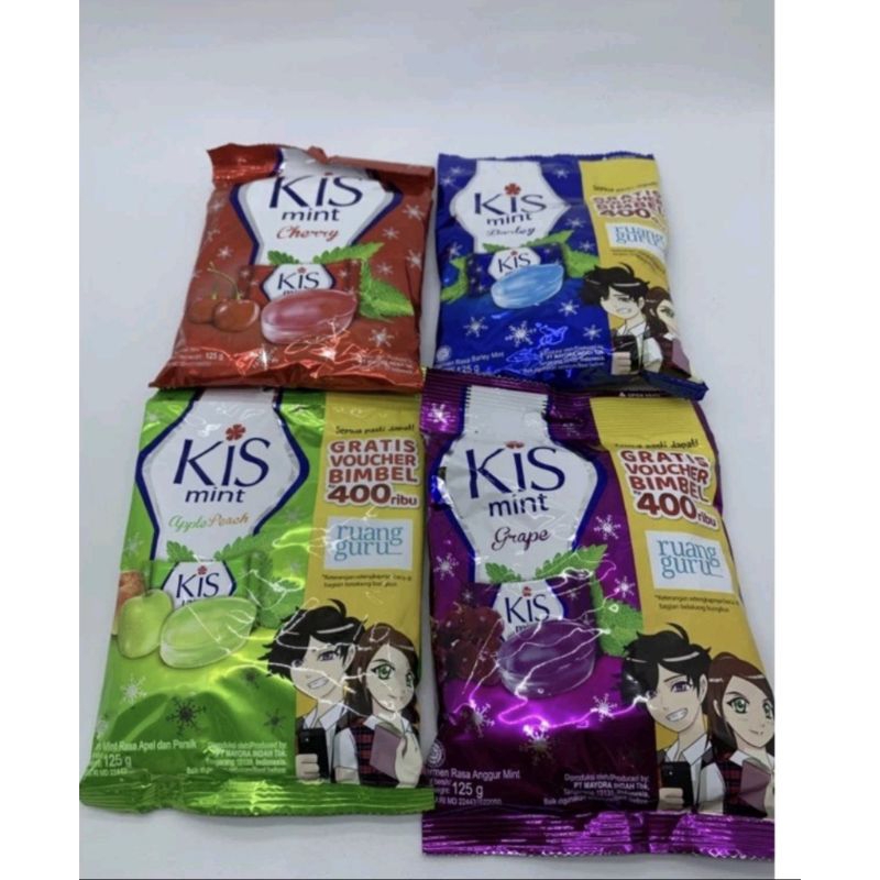 Jual PERMEN KISS Mintz Bag 125g All Varian | Shopee Indonesia