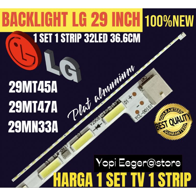 Jual BACKLIGHT TV LCD LED LG 29 INCH 29MT45A- 29MT47A- 29MN33A ...