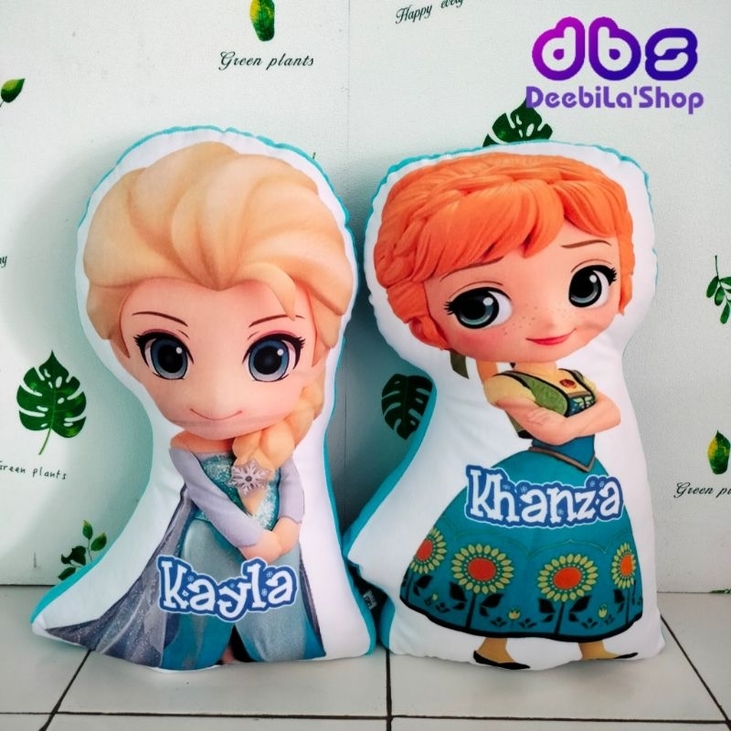 Jual BONEKA BANTAL FROZEN CUSTOM NAMA / BONEKA FROZEN ELSA ANNA OLAF ...