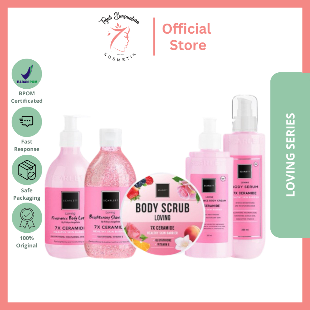 Jual Scarlett Whitening Loving Series | Body Lotion | Body Serum | Body ...