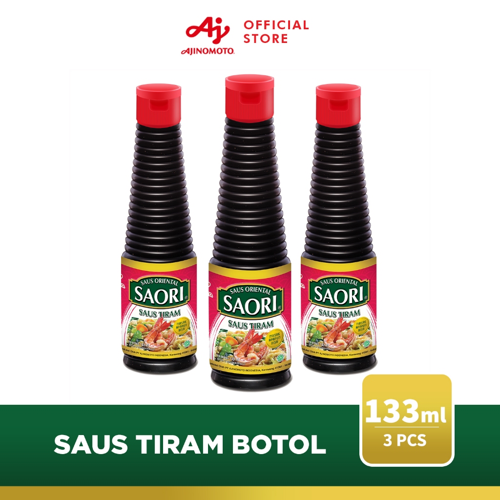 Jual SAORI® Saus Tiram Oriental Oyster Botol 133ml (3 pcs) | Shopee Indonesia