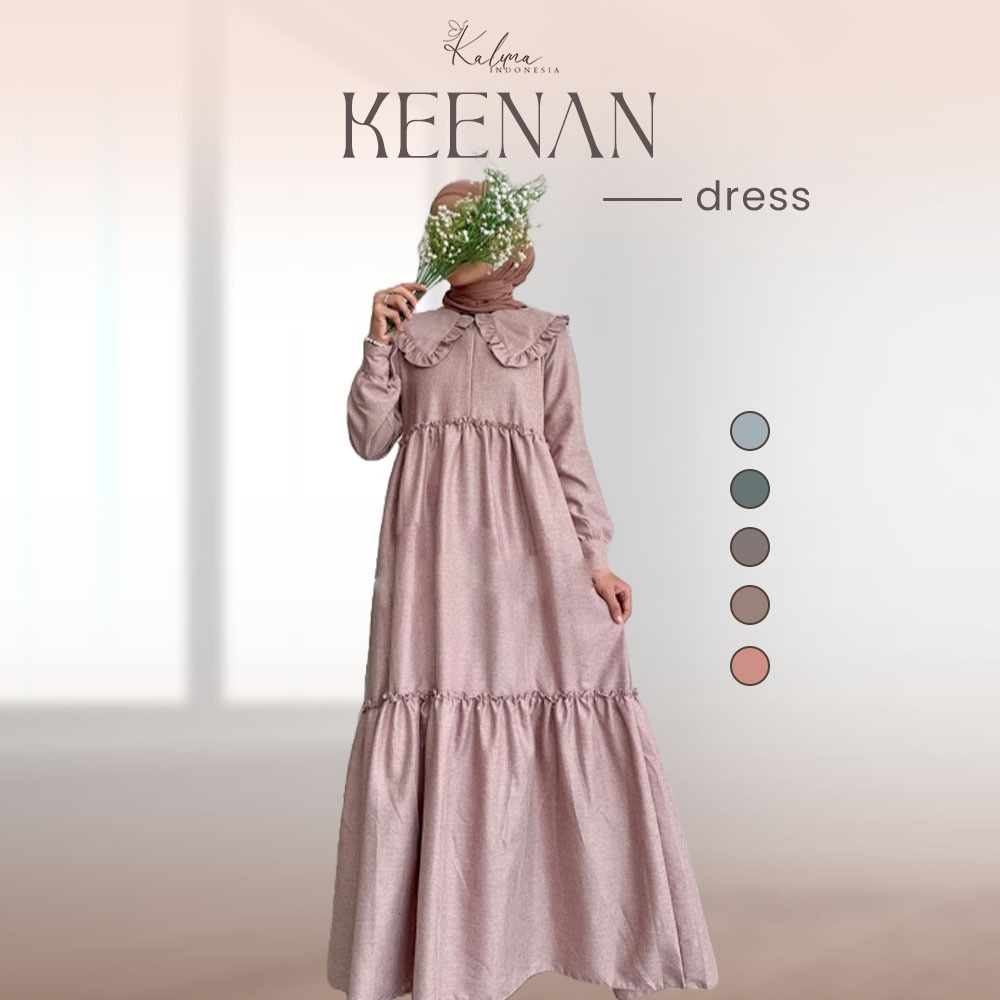 Jual (READY STOCK) Keenan Dress by Kaluna Indonesia || Gamis Keenan ...