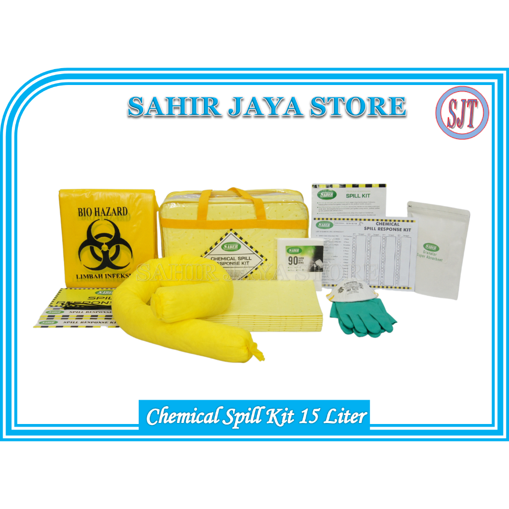 Jual Chemical spill kit 15 liter Spill Kit Chemical 10 Liter Kemasan ...