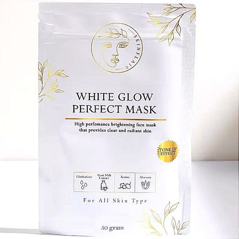 Jual Skinflair Mask White Glow Perfect Masker and Lotion Ori | Shopee ...