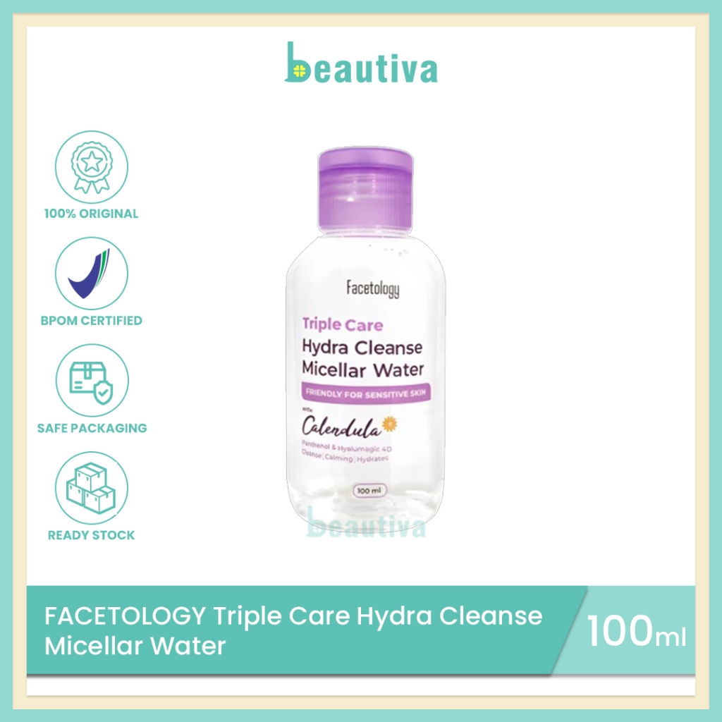 Jual Facetology Triple Care Hydra Cleanse Micellar Water | Shopee Indonesia