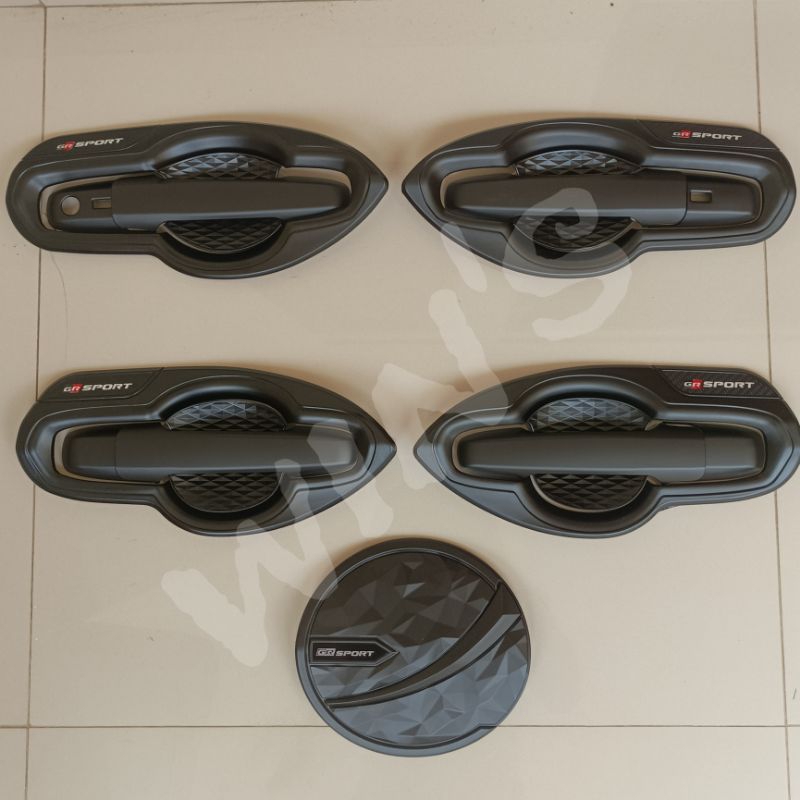 Jual paket outer handle dan tank cover avanza gr sport 2022-2024 hitam doff dan carbon | Shopee ...