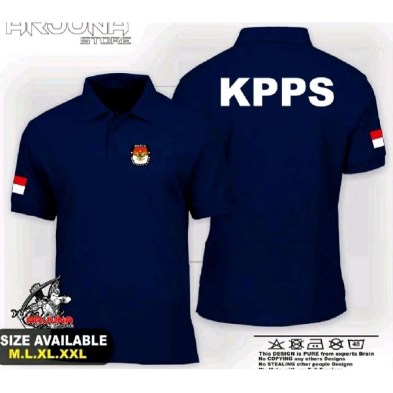 Jual BAJU POLO KPPS KPU SABLON DTF | Shopee Indonesia