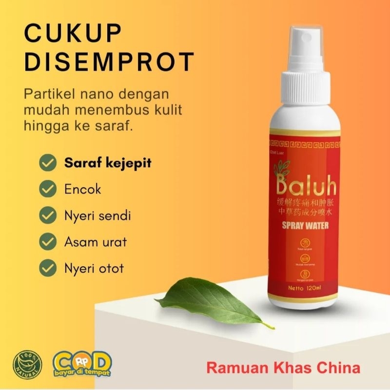 Jual BALUH Oil khas Cina Minyak Herbal Atasi Saraf Kejepit, Encok ...