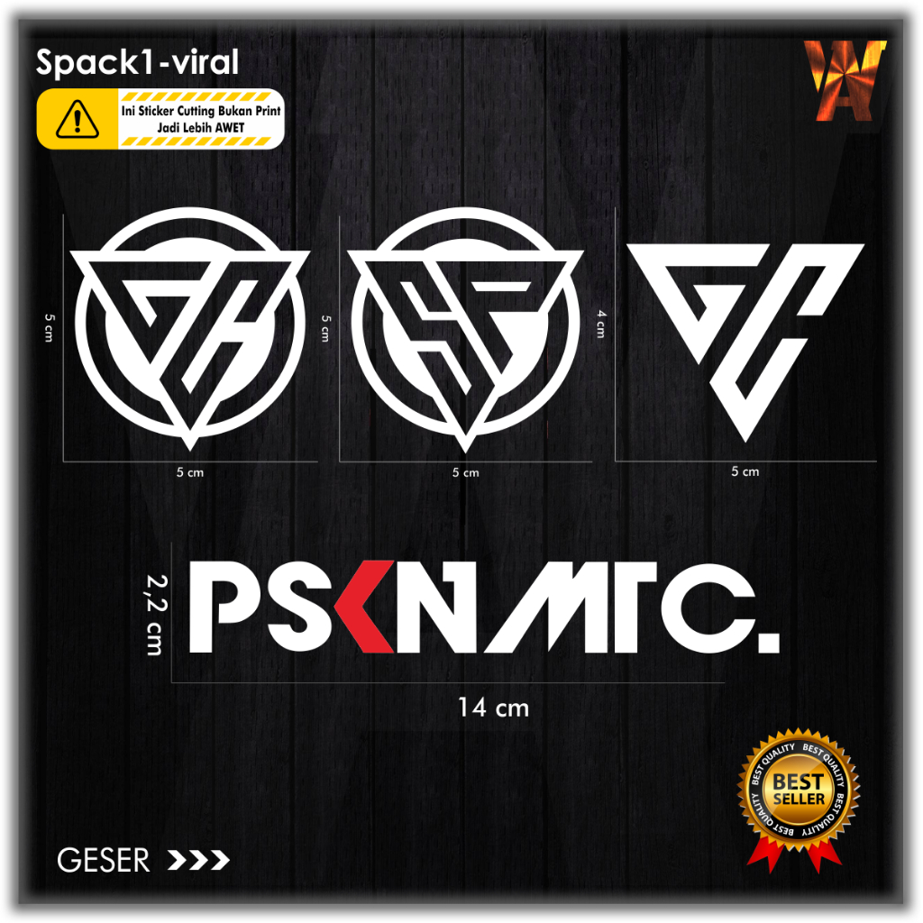 Jual STIKER PSKN MATIC 1 SET ISI STICKER GC SP | Shopee Indonesia