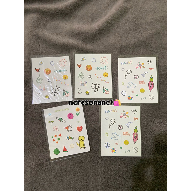 Jual TEMPORARY TATTOO NCT DREAM album Hello Future | Shopee Indonesia