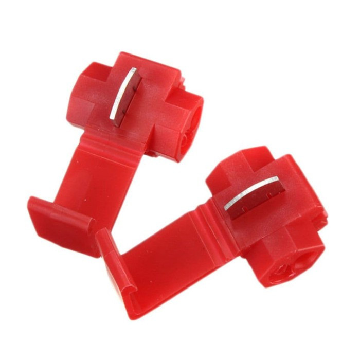 Red Wire Connectors Gimax 100pcs Red Scotch Lock Quick Splice 22-18AWG ...