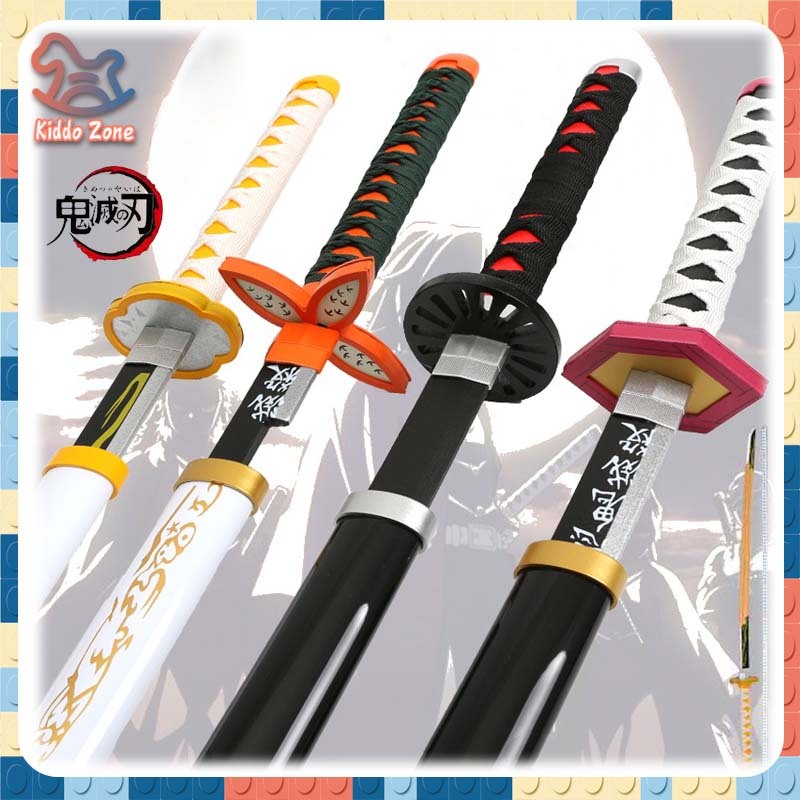 Jual Mainan Pedang Nichirin Tanjiro Kimetsu No Yaiba Rengoku Kyojuro ...