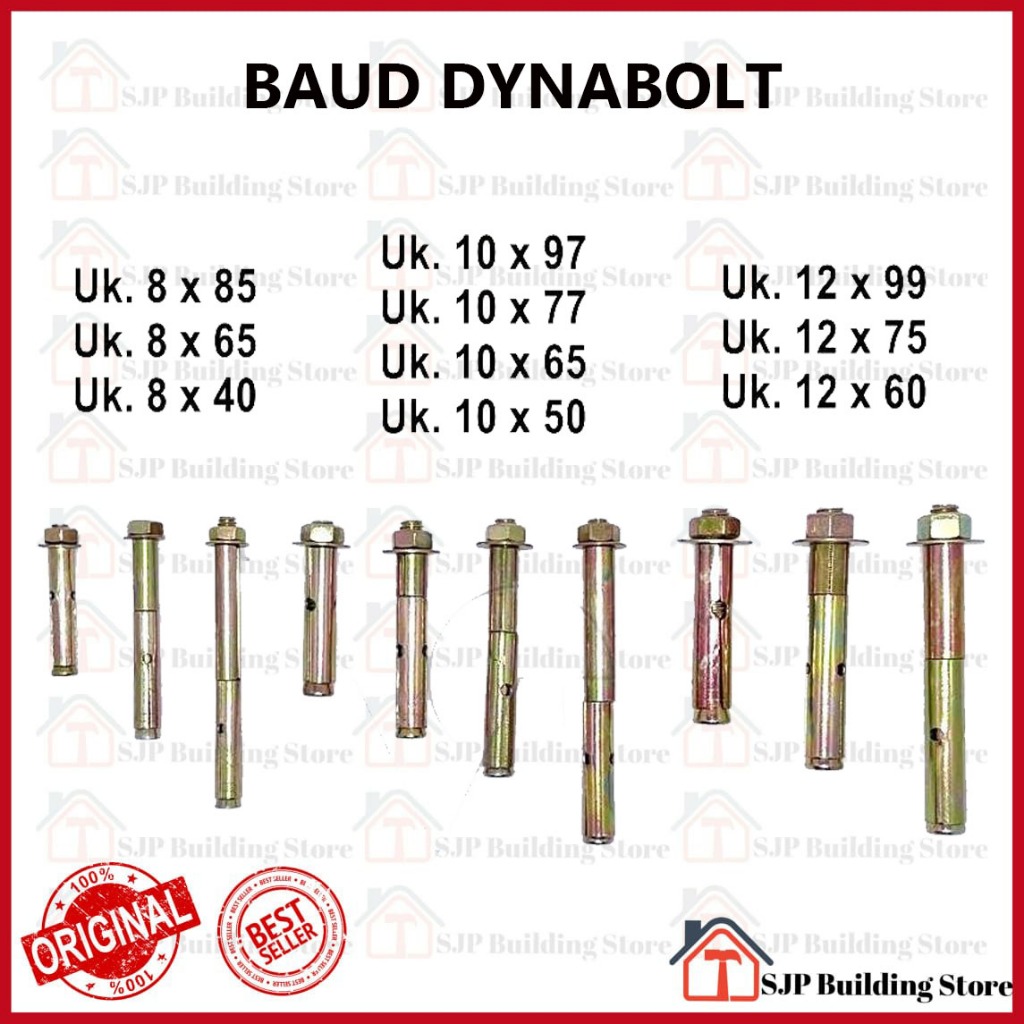 Jual Dynabolt / Dinabolt murah / Baut ramset / Dynabolt bracket set ...