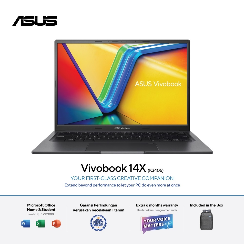 Jual Asus Vivobook 14X K3405ZF [i5-12500H|RTX 2050|SSD 512GB|Win11 ...