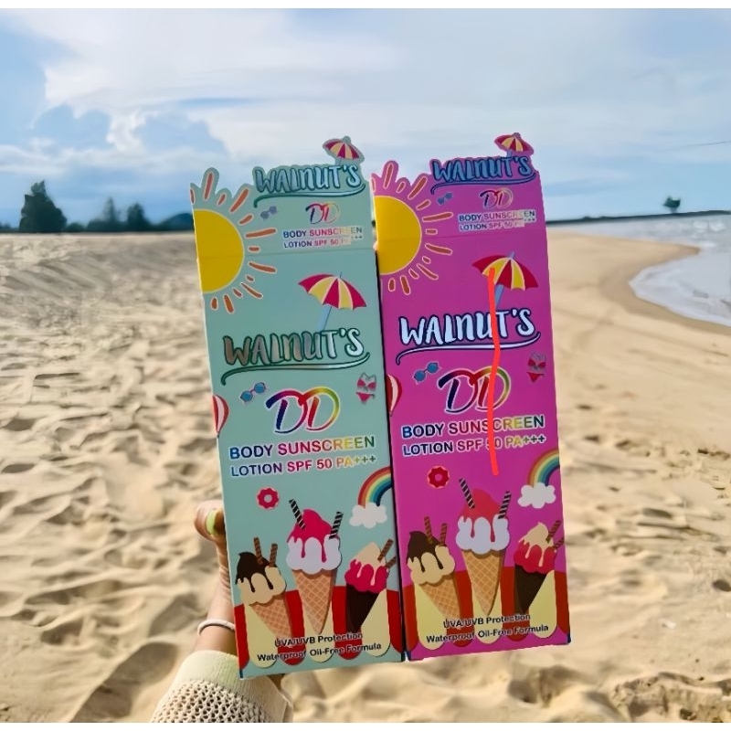 Jual WALNUT DD SUNSCREEN THAILAND 200 ML | Shopee Indonesia