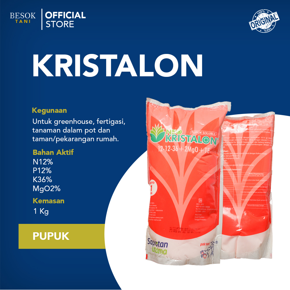 Jual Kristalon Merah 400 Gr, 1 Kg I Pupuk Buah I NPK I SU | Shopee ...