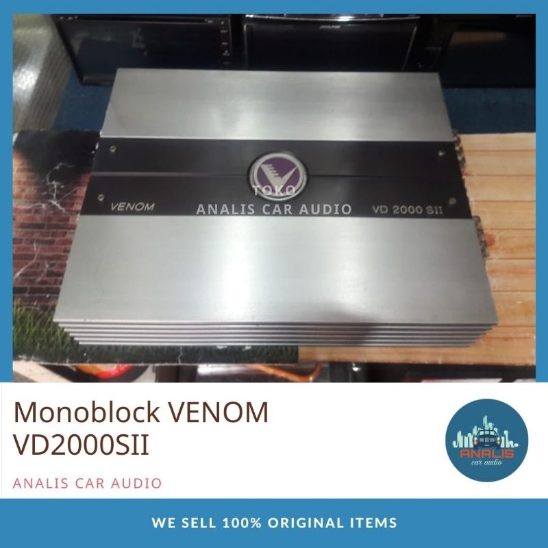 Jual Power Monoblock VENOM VD2000SII original tenaga kuat Audio Mobil ...