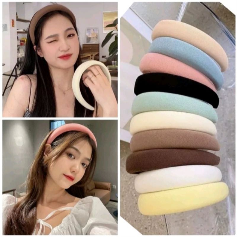Jual BANDO KAIN BUSA TEBAL LEBAR BANDO WANITA | Shopee Indonesia