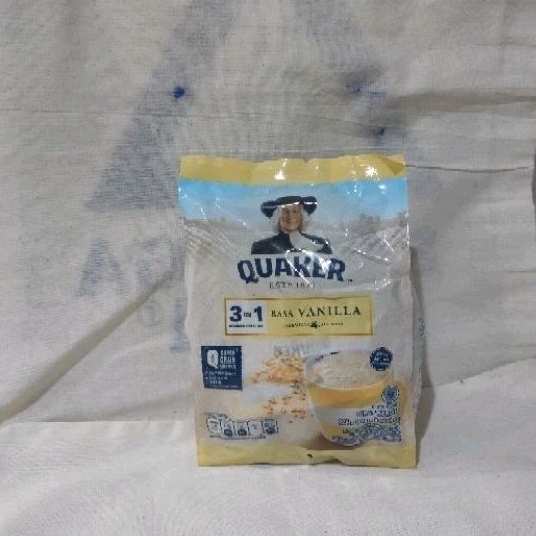 Jual Quaker 3in1 Vanilla 224 gr , 8 sachet x 28 gram gr 3 in 1 Minuman ...
