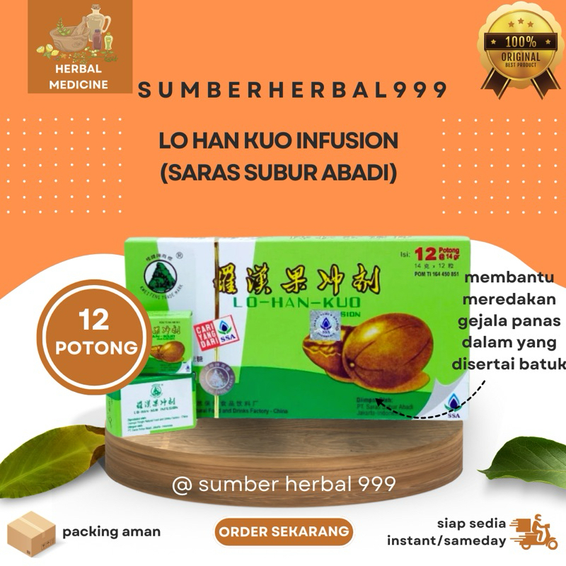 Jual LO HAN KUO INFUSION 12's | Shopee Indonesia