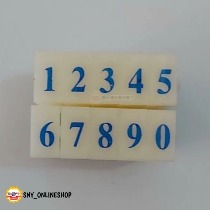 Jual Stempel Angka Stempel S5 Karet Model Angka Bongkar Pasang 10 Digit ...