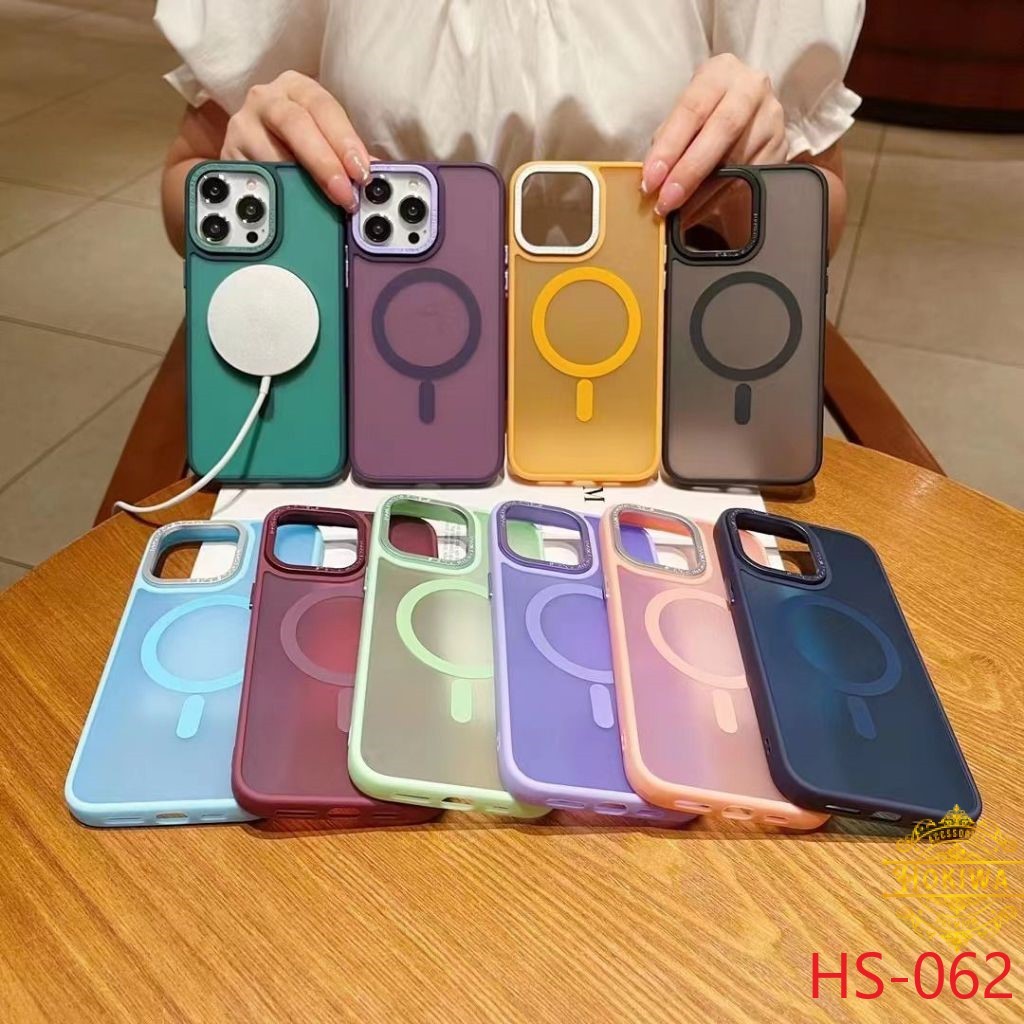 Jual HS-062/CASE IPHONE 11 12 13 14 15 + PLUS PRO MAX LUXURY MAGSAFE ...