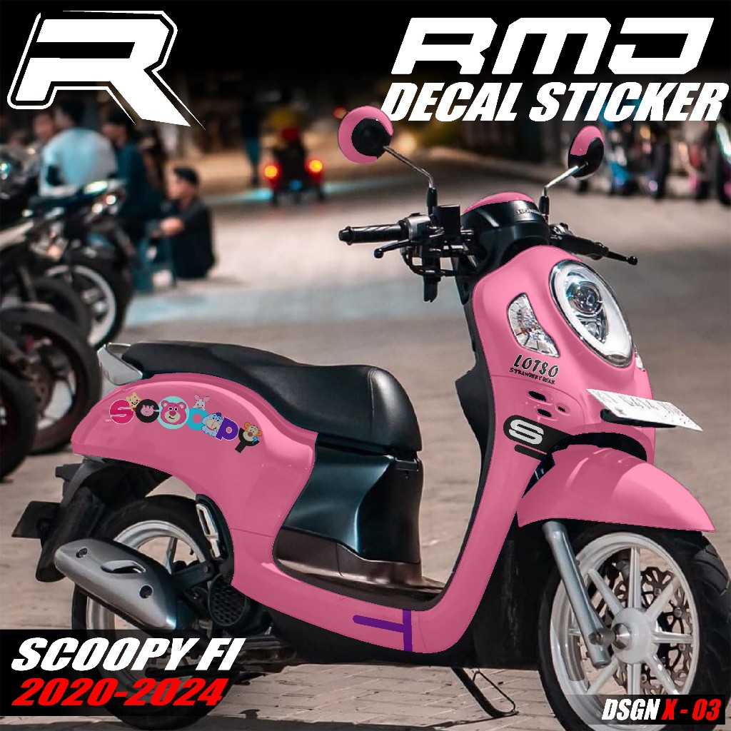 Jual Decal Sticker All New Scoopy Fi 2020 2021 2022 2023 2024 Full Body ...