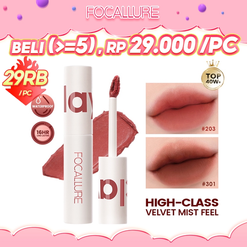 Jual FOCALLURE Lipstick Cream Velvet-Mist Matte Lip Clay | Shopee Indonesia Jual FOCALLURE Lipstick Cream Velvet-Mist Matte Lip Clay | Shopee Indonesia