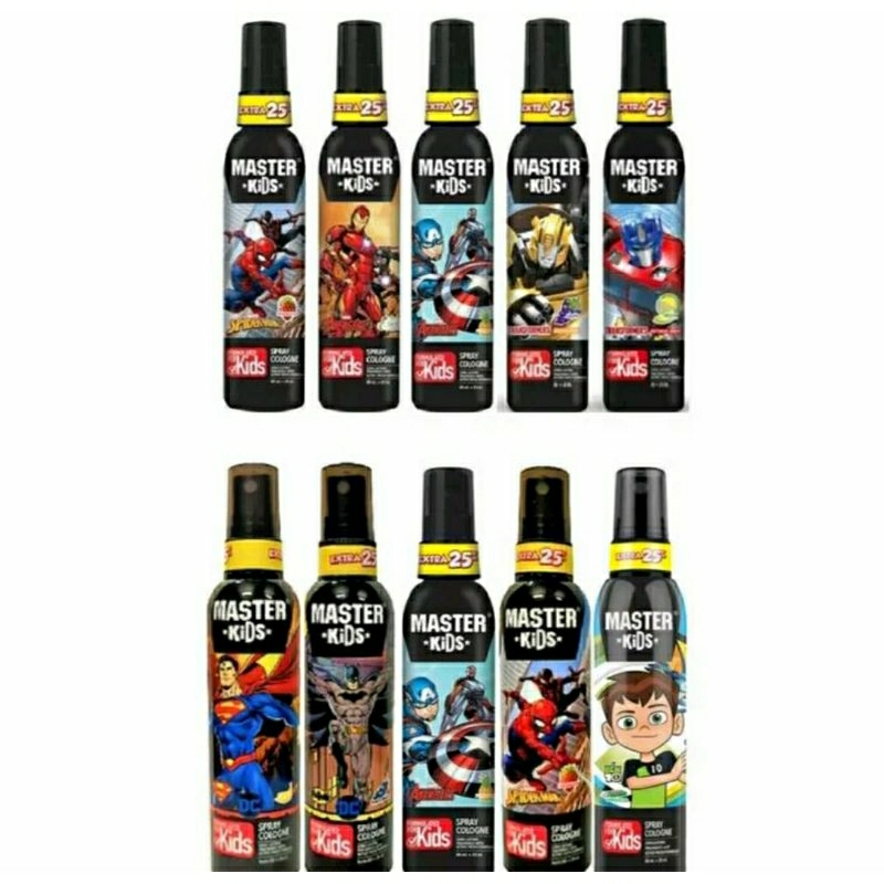 Jual Master Kids Spray Cologne 100ml | Shopee Indonesia