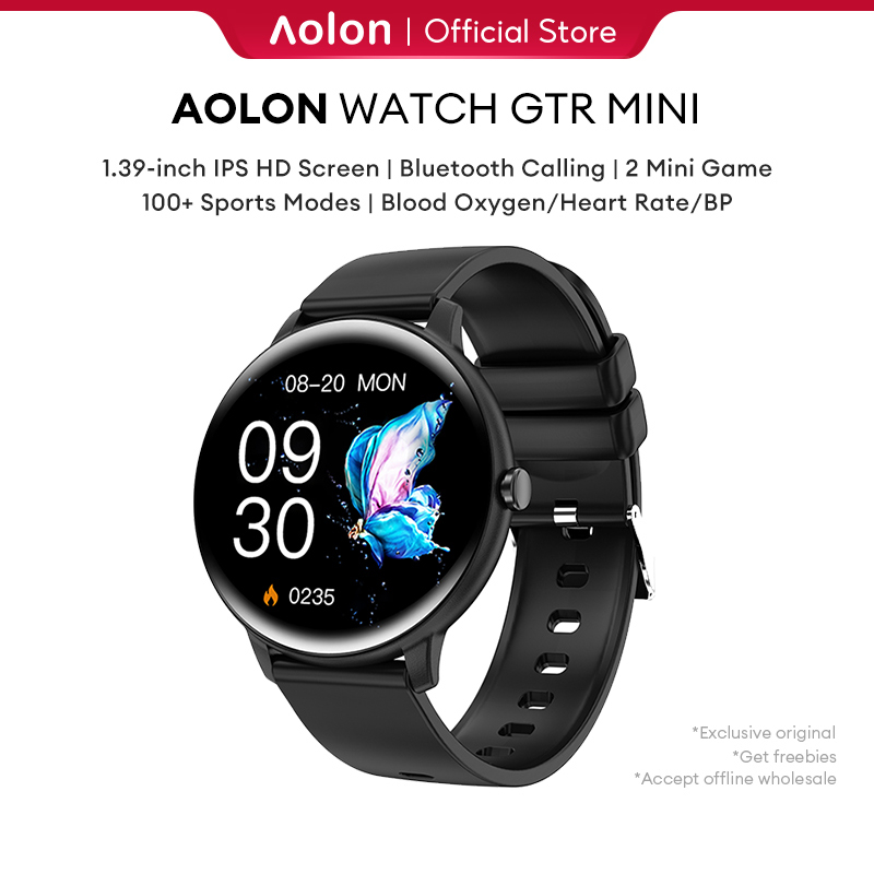 Jual Aolon Huafit GTR Mini Smart Watch | Bluetooth Call | DIY Wallpaper ...
