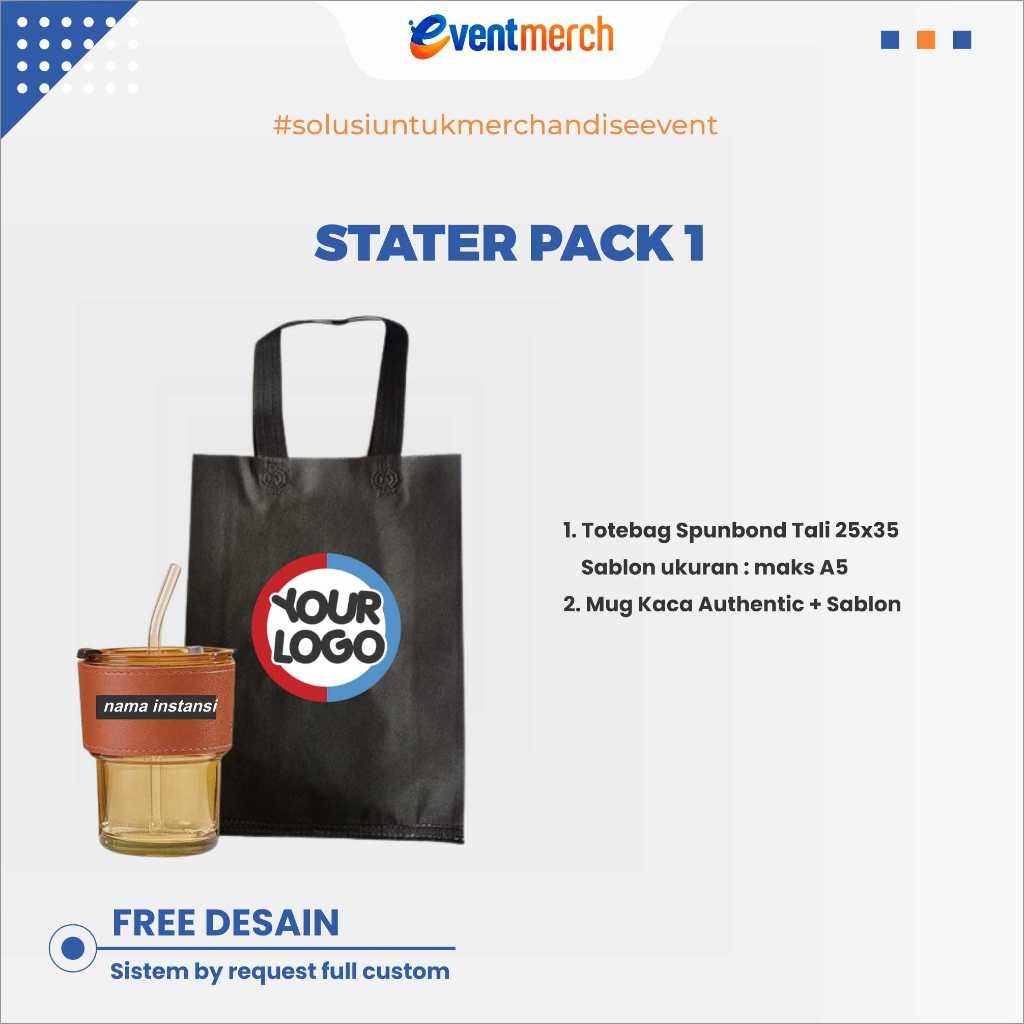 Jual SEMINAR KIT SOUVENIR EVENT MERCHANDISE PAKET 1 | Shopee Indonesia