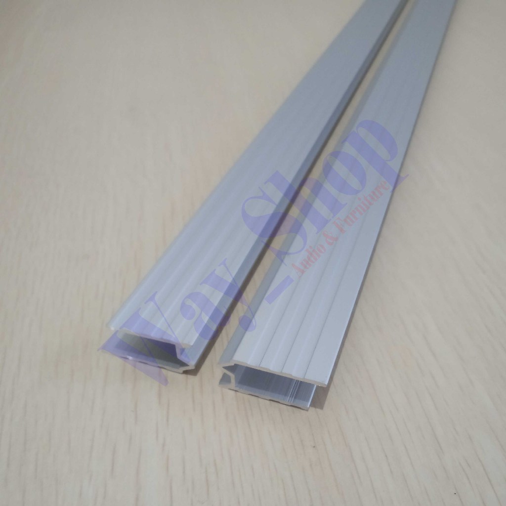 Jual LIST ALUMUNIUM M/U 150cm Lis alumunium siku List U box Siku ...