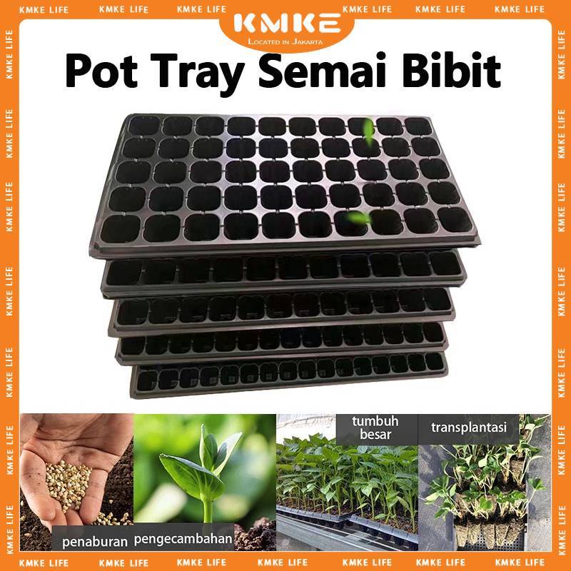 Jual 10PCS Pot Tray Semai Bibit Benih / Pot Bibit / Seedling Pot - 21 ...