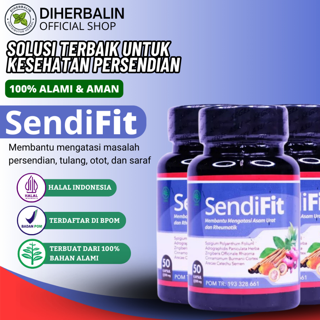 Jual SendiFit Obat Nyeri Sendi Asam Urat Rematik Kebas Kesemutan Saraf ...