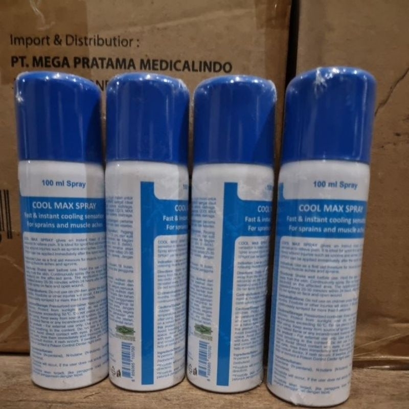 Jual Medtec Cool Max Spray No pain Spray Coolmax | Shopee Indonesia