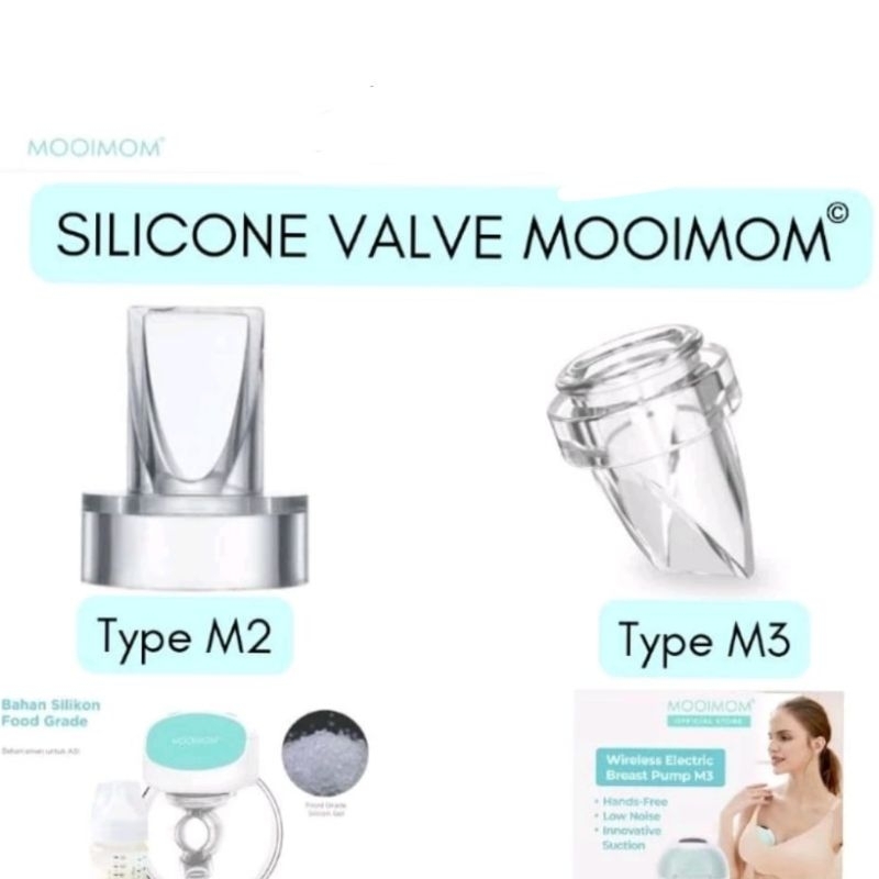 Jual MOOIMOM Silicone Valve for M2, M3, X1 | Aksesoris Breastpump ...