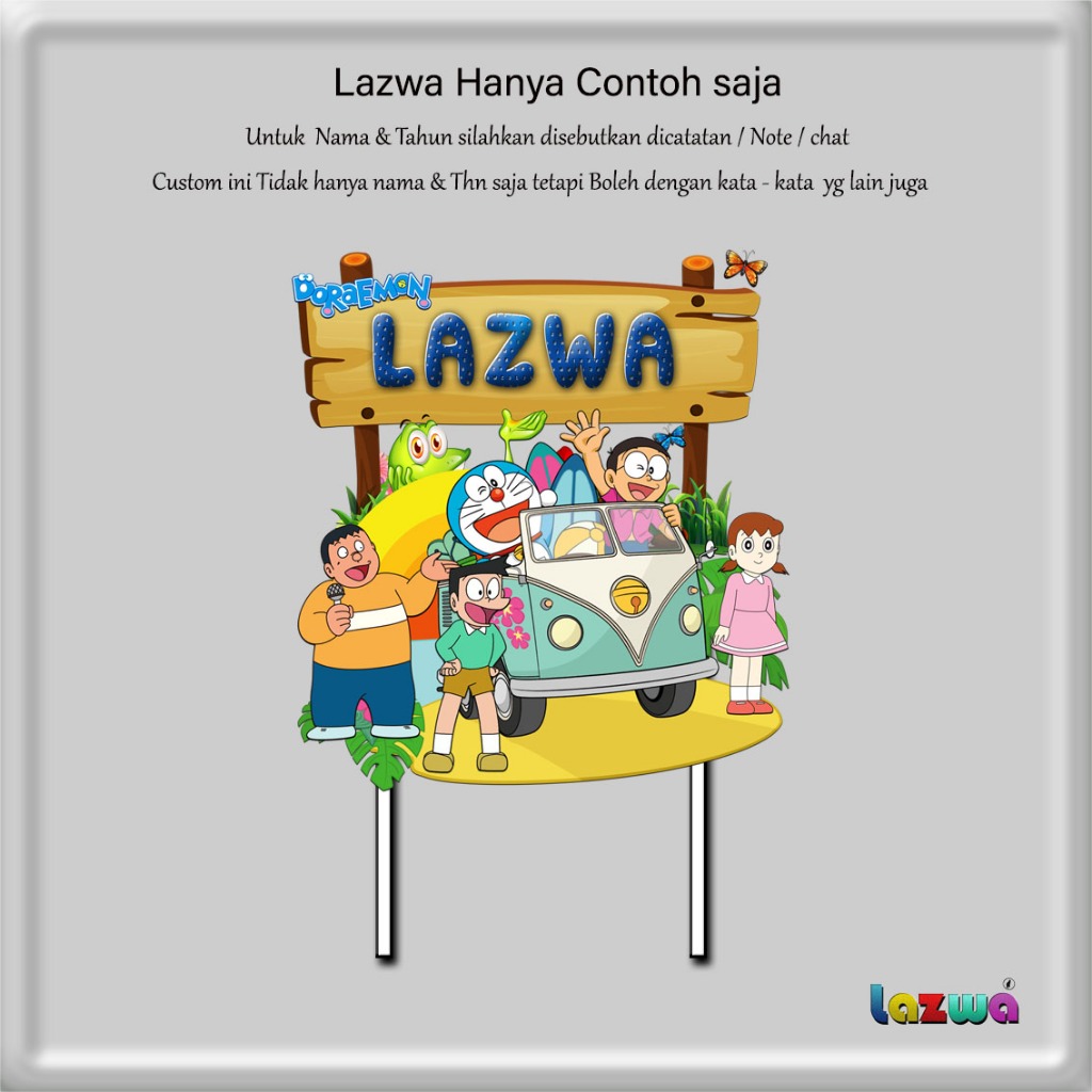Jual Topper cake Custom Karakter Pororo | mixue | barbie | spiderman ...
