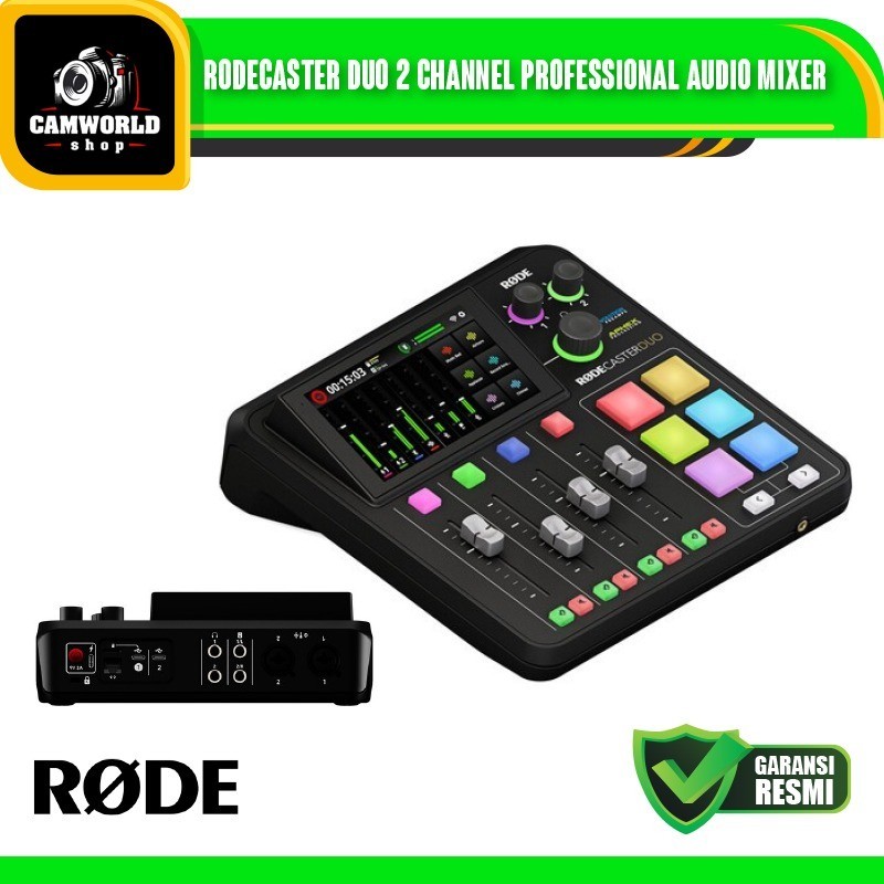 Jual RodeCaster Duo 2 Channel Professional Audio Mixer RodeCaster Resmi ...
